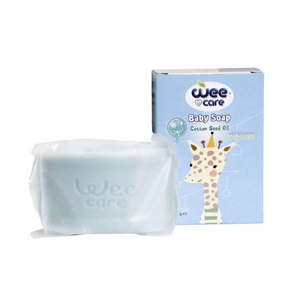 صابون بچه وی کر حاوی روغن پنبه دانه ۱۰۰ گرم - Wee Care Soap Baby Cotton Seed Oil 100 g | داروپخش